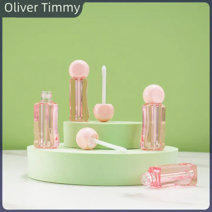 [Oliver Timmy] 3ml Pink Irregular Shaped Lip Gloss Bottle Plastic ...