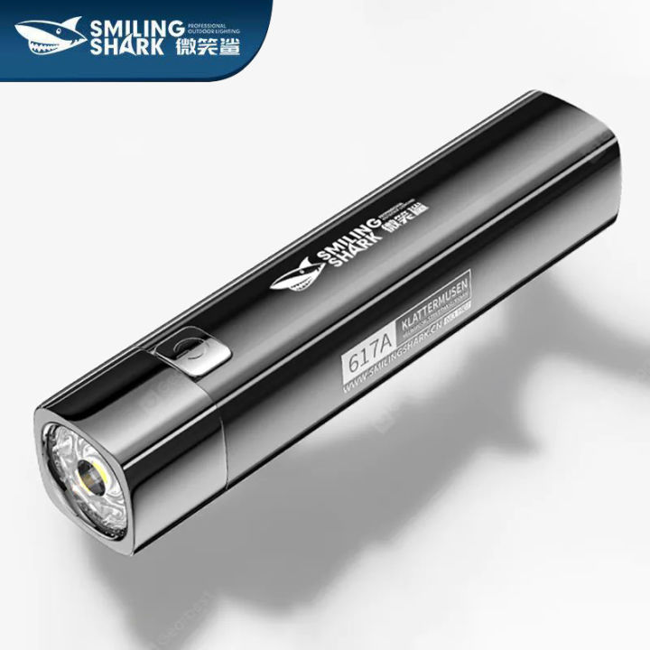 【Ready Stock】Original Authentic Smiling Shark Flashlight Commando Light ...