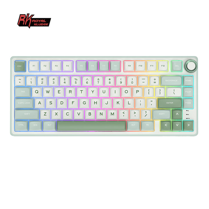 Royal Kludge RK R75 Wired Gaming Keyboard 80 Keys 80% Gasket RGB ...