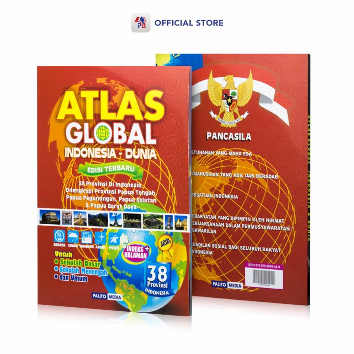 Buku Atlas 38 Provinsi Edisi Terbaru / Atlas Global Indonesia Dan Dunia ...
