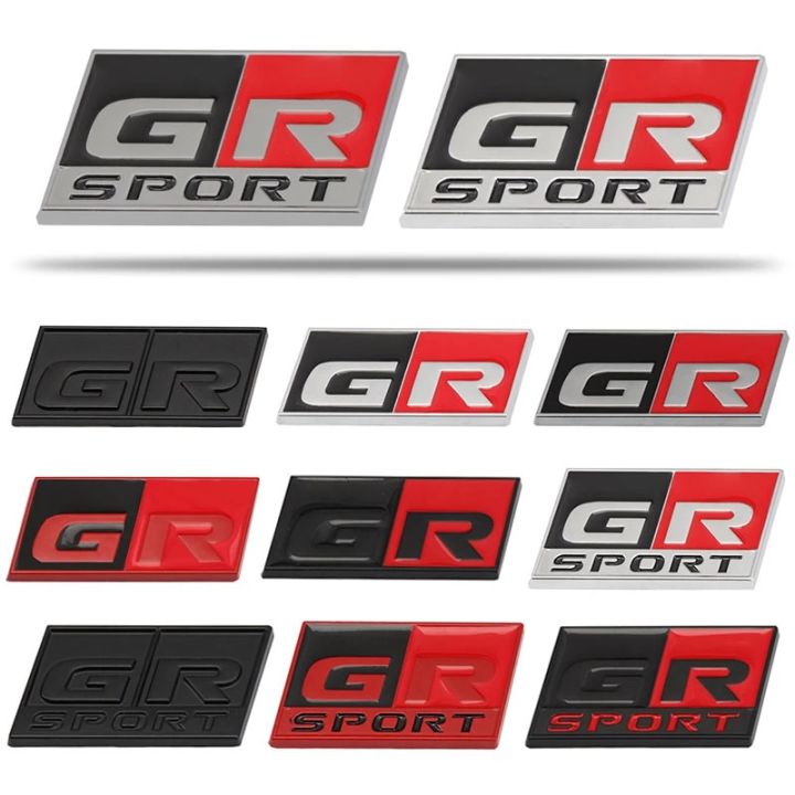 GR สัญลักษณ์กีฬาโลโก้ด้านหลังสติกเกอร์ GR Trunk Badge สำหรับ Toyota 86 ...