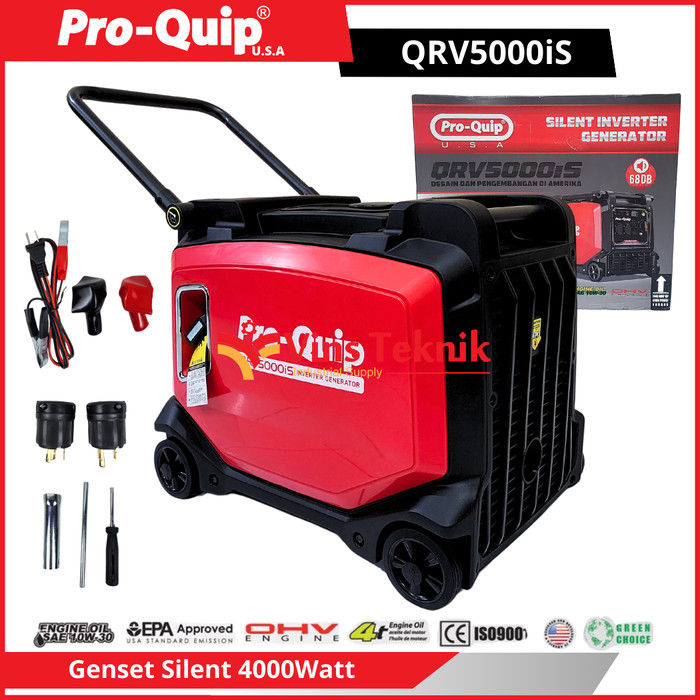 PROQUIP QRV5000 Genset Bensin Silent inverter Generator 4000Watt ...