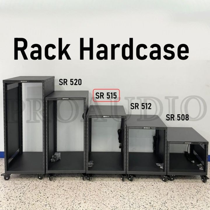 SR515 Rack Audio Sound System Indorack Hardcase 15U /Sound Rak Cabinet ...