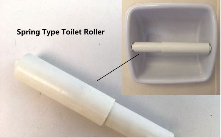 Toilet Roll Spindle Loaded Tissue Paper Holder Stretch Roller | Lazada