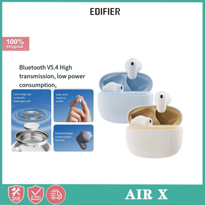 Edifier AIR X wireless Bluetooth noise cancelling earphones, brand new ...
