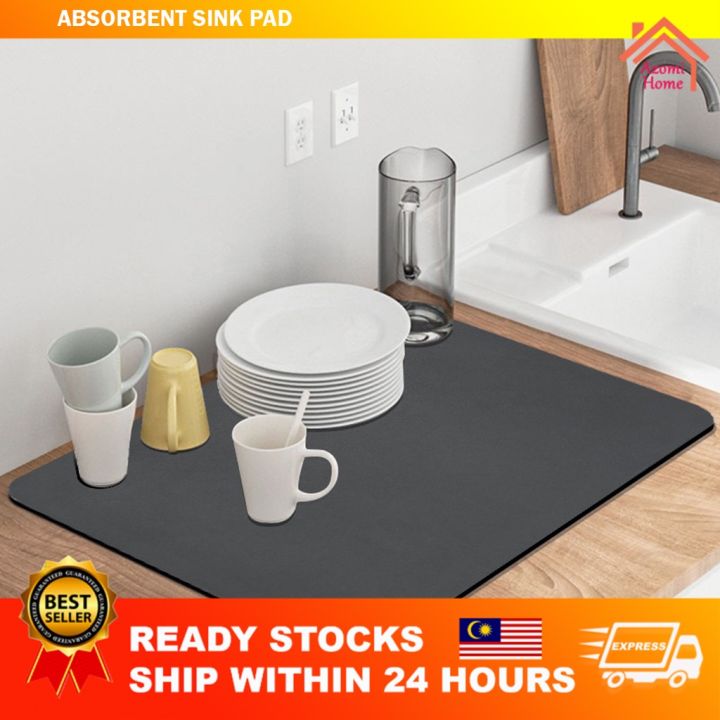 Non Slip Pad Rubber Mat Drying Mat Super Absorbent Mats Drainer ...