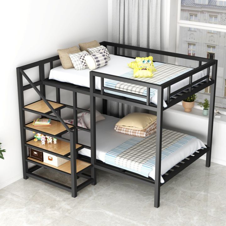 Front Stair Loft Bed Bunk Bed Double Layer Up Down Bed Space Saving ...