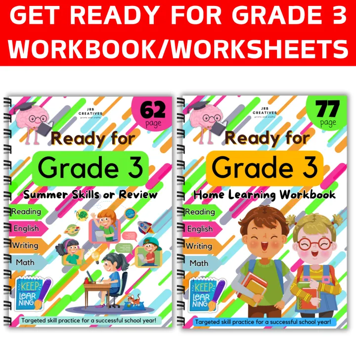 Get Ready for GRADE 3 HOME LEARNING Activity Book/Worksheets | Lazada PH
