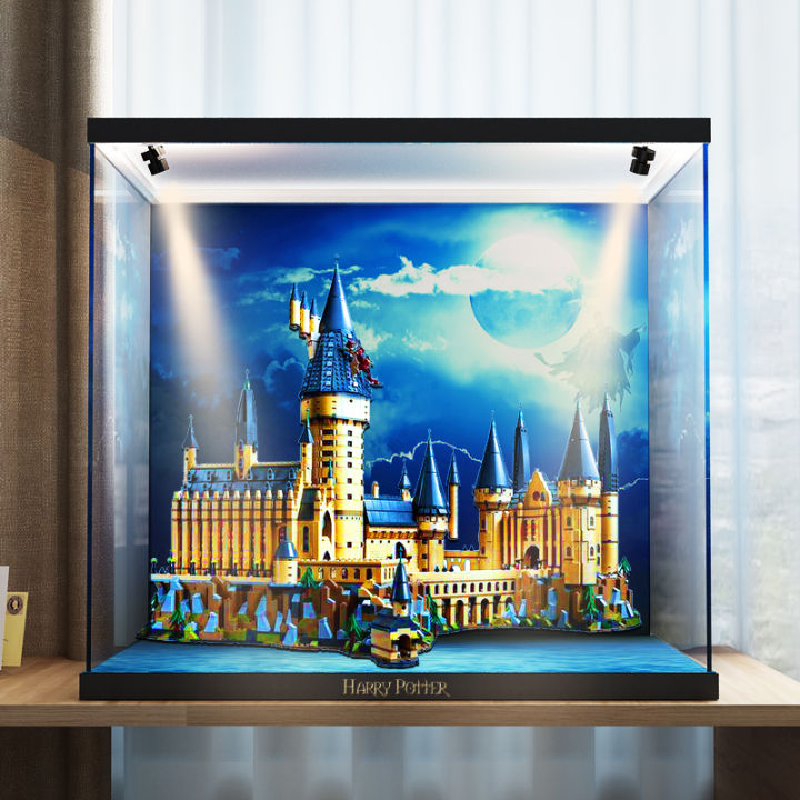 Huaxiangle. High 71043 acrylic display box lego dust cover for Harry ...