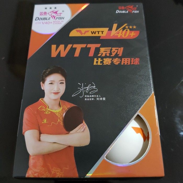DOUBLE FISH BALL WTT V40+ | Lazada Indonesia