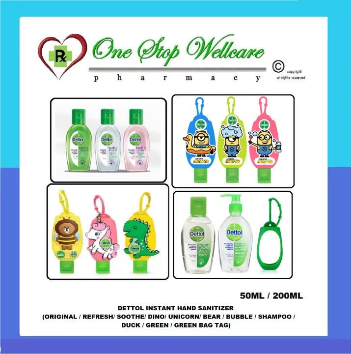 DETTOL INSTANT HAND SANITIZER (ORIGINAL / ORIGINAL PUMP / REFRESH ...