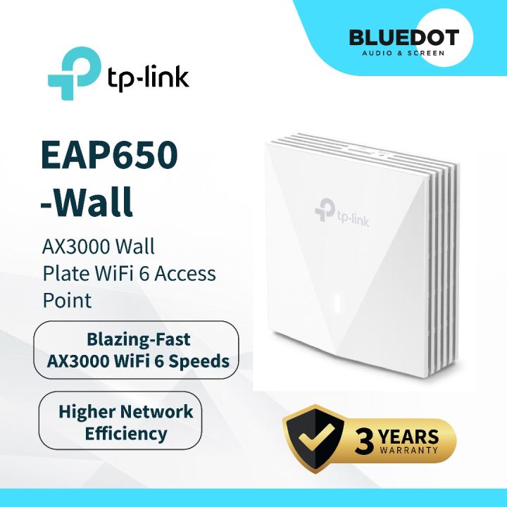 Eap650 Wall Tp Link Eap 650 Wifi6 Wall Access Point Lazada Singapore
