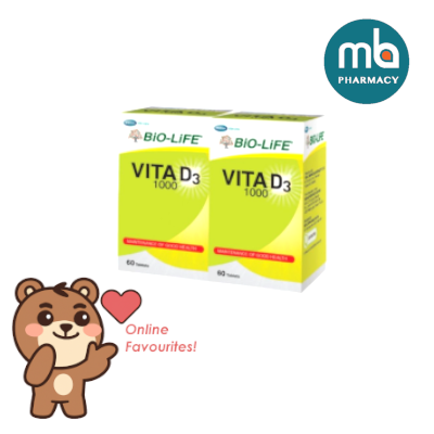 BIO-LIFE VITA D3 1000 TAB 60'S X2 | Lazada
