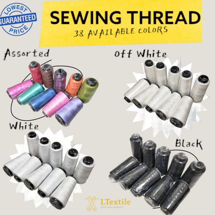 3000 meters Sewing threads sinulid ticket 120 | Lazada PH