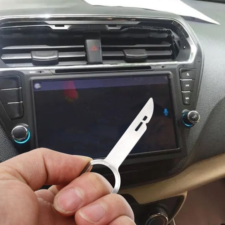 4Pcs Car Radio Removal Key Pin Tool Stereo Head Unit Audio Tools for ...