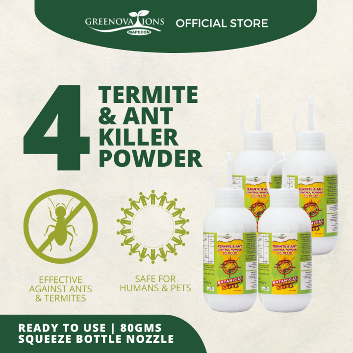 MAPECON GREENOVATIONS F3 Termite and Ant Killer Powder 80GRAMS — BUNDLE ...