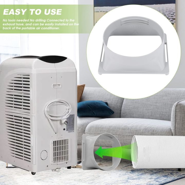 Portable Air Conditioner Exhaust Hose Coupler Window Adapter A/C Unit ...
