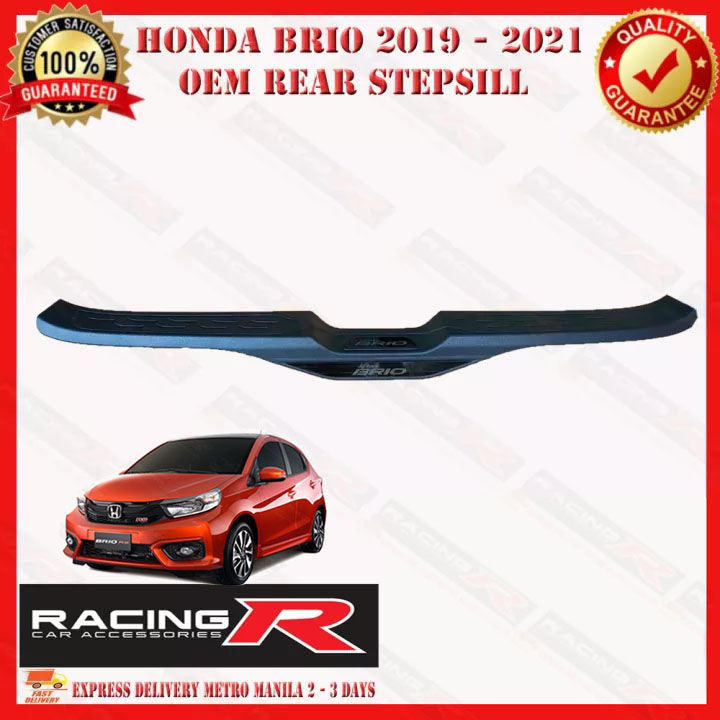 Honda Brio 2019 - 2024 OEM Rear Step sill or Rear Bumper Guard ( rear ...