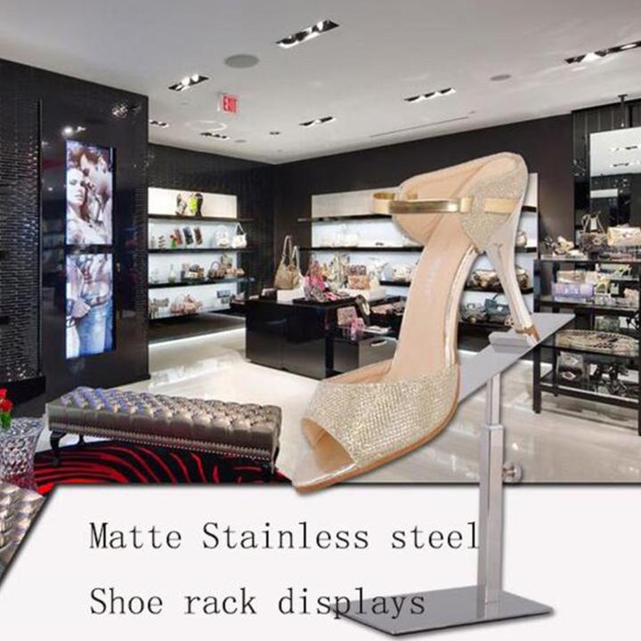 HILABEE Shoe Display Rack Stand Adjustable Height Holder Shoe Riser for ...