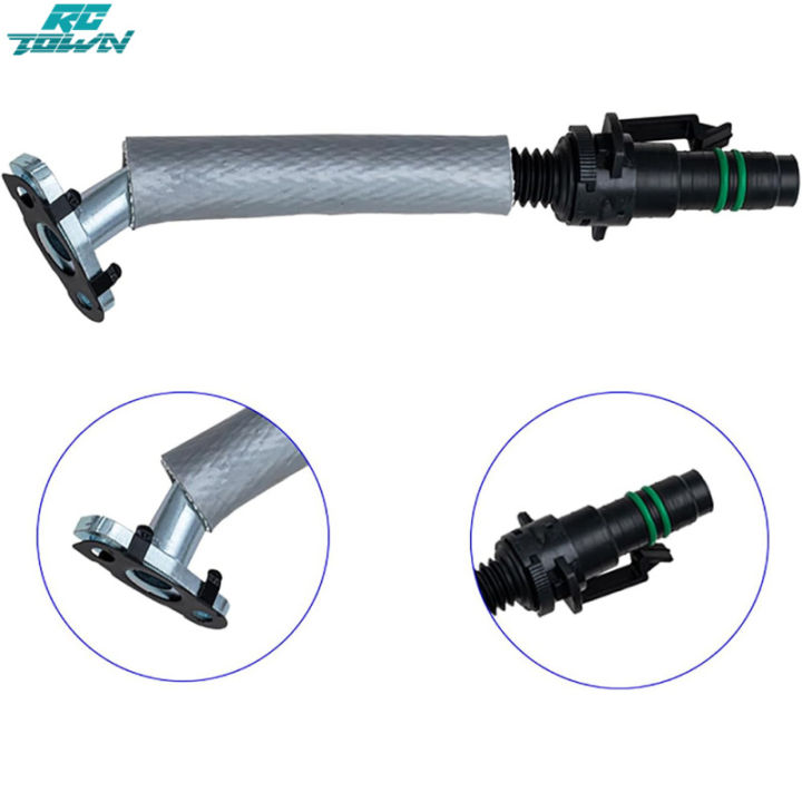 Engine Turbocharger Oil Return Drain Line Oil Feed Pipe Kit Titanium ...