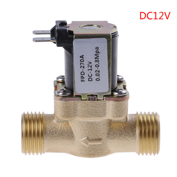 Starry TANG G1/2'' Brass Electric Solenoid Valve DC 12v 24v AC220v for ...