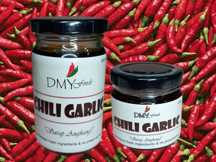 Chilli garlic sauce oil sarap anghang, fresh ingredients - DMY Foods ...