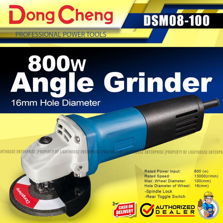 Dong Cheng / DCA 800W Angle Grinder 100mm (DSM08-100) LIGHTHOUSE ...