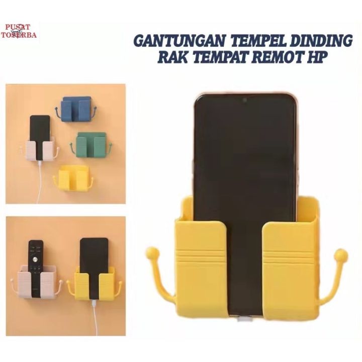 RAK GANTUNG HP CHARGER REMOTE TV AC TEMBOK TEMPEL HOLDER PHONE CAS ...