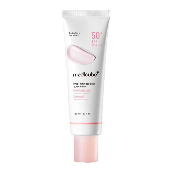 Medicube PDRN Pink Tone-Up SUN CREAM Sunscreen SPF 50+ PA++++ 50ML | Lazada
