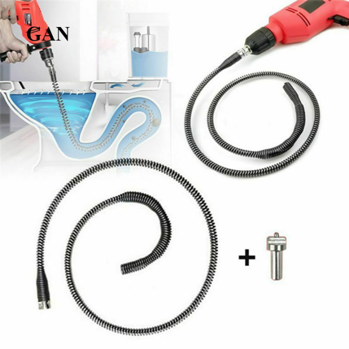 5 Meter Spring Pipe Dredging Tools Drain Cleaner Sewer Sinks Basin ...