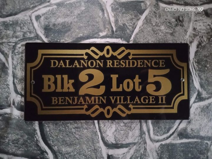 ADDRESS HOUSE NUMBER / PERSONALIZED ACRYLIC SIGNAGE 9x4.25 inches ...