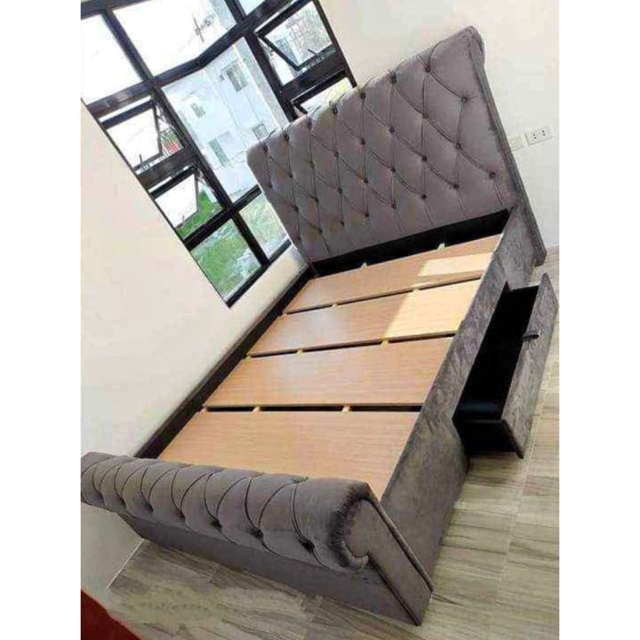 COD Queen size Padded bed frame | Lazada PH