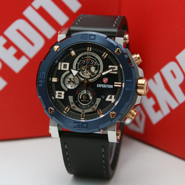 Expedition E6769M Jam Tangan Pria / Cowok Leather Strep Original ...
