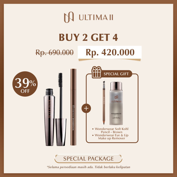 [B2G4] ULTIMA II Wonderwear Mascara + Wonderwear Eye Precise Liner Free ...