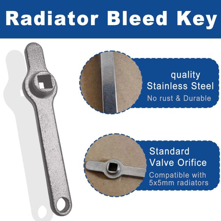 The Ultimate Radiator Key, Premium Stainless Steel Plumbing Tools, Air ...