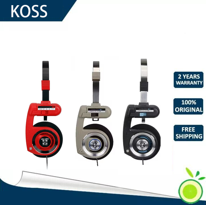 KOSS porta pro 3.5mm Gauss PPP Earphones Black Blue Subwoofer Headset ...