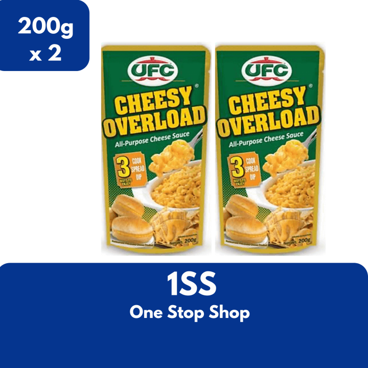UFC Cheesy Overload All-Purpose Cheesy Sauce, 200g set of 2 | Lazada PH