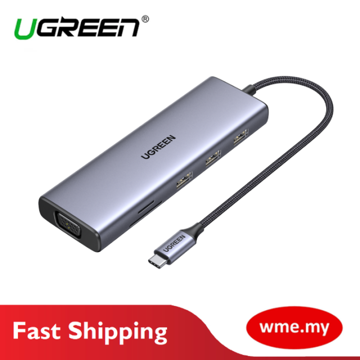 UGREEN USB HUB 9 in 1 USB-C Multifunction Adapter Support HD Display ...