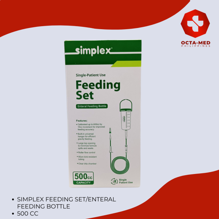 Medical Enteral Feeding Container/Set (500cc) SIMPLEX Wholesale | Lazada PH
