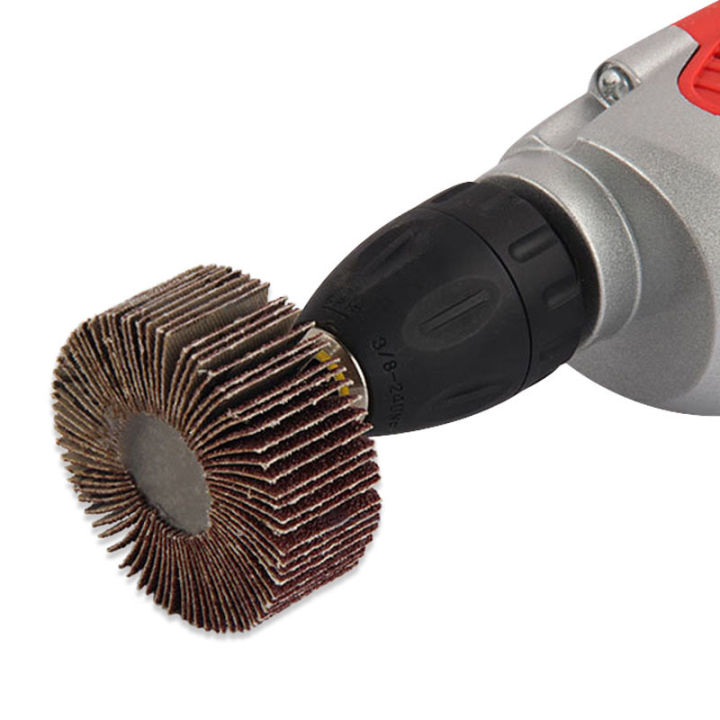 (XT) SHUYE กระดาษทรายมีแกน ลูกขัดกระดาษทราย ล้อทราย ลูกขัดล้อทราย 80 ...