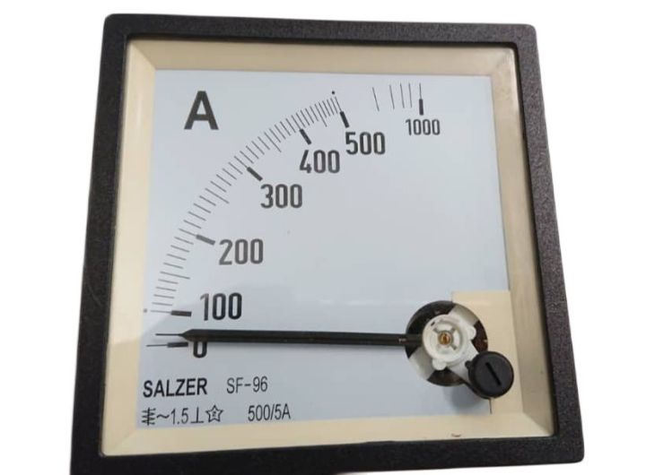 Salzer 4" * 4" 500 / 5A Ammeter | Lazada