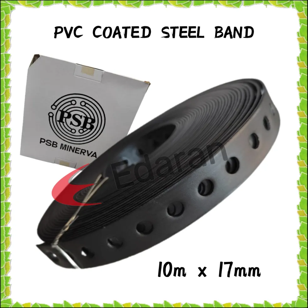 PSB / TOYO 17MM PVC COATED STEEL BAND - (10M) | Lazada