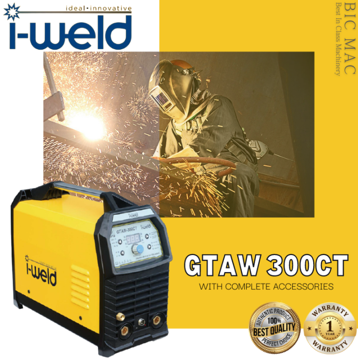 [100% Original] I-Weld TIG / MMA Welding Machine - GTAW300CT | Ready ...