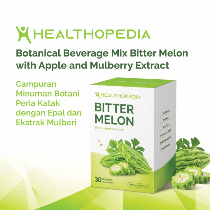 Healthopedia Peria Katak (Insumate®) Berpaten – 30 Sachet/Kotak | Lazada