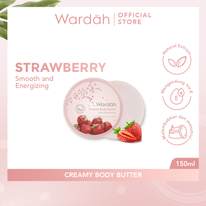 Wardah Creamy Body Butter 50 ml - Membantu melembabkan dan melembutkan ...