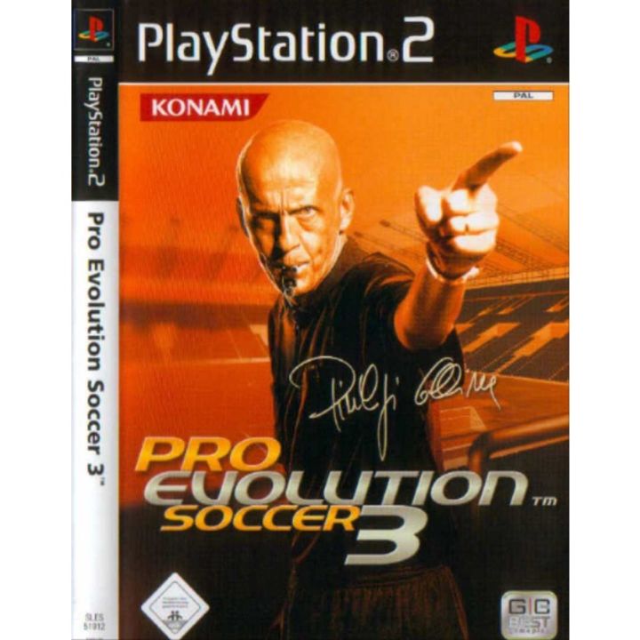 แผ่นเกมส์ PES 3 Pro Evolution Soccer 3 PS2 Playstation 2 คุณภาพสูง ราคา ...