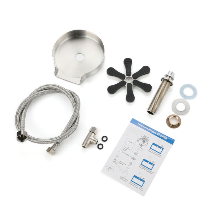 Amzplus Kitchen Sink Glass Rinser Upgrade Multi Angle Rotating ...