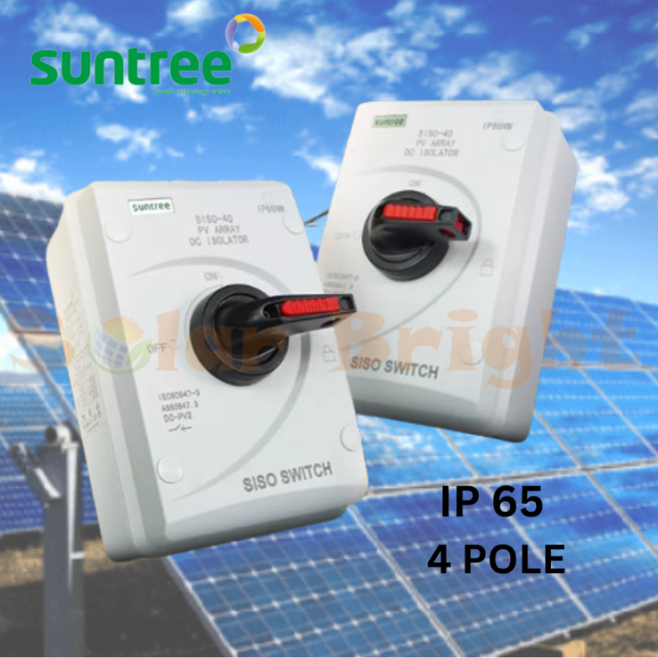 SUNTREE DC Isolator 1000V DC 32A IP66 Rating Solar Waterproof Disconnecting Switch | Lazada PH