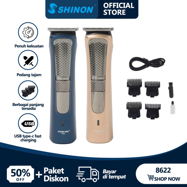NIKAI 8622 Hair Clipper Mesin Pangkas Rambut Mesin Cukur Rambut Jenggot ...