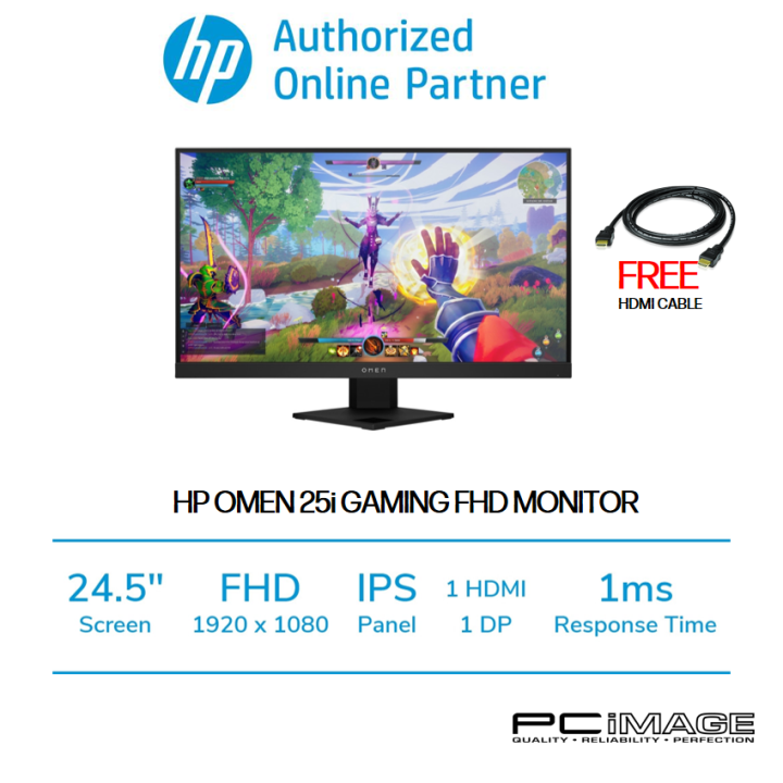 HP OMEN 25i Gaming FHD Monitor | Lazada